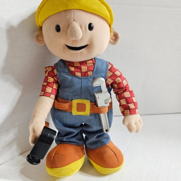 Hasbro | Toys | Vintage Bob The Builder Talking Plush Playskool Stuffed ...